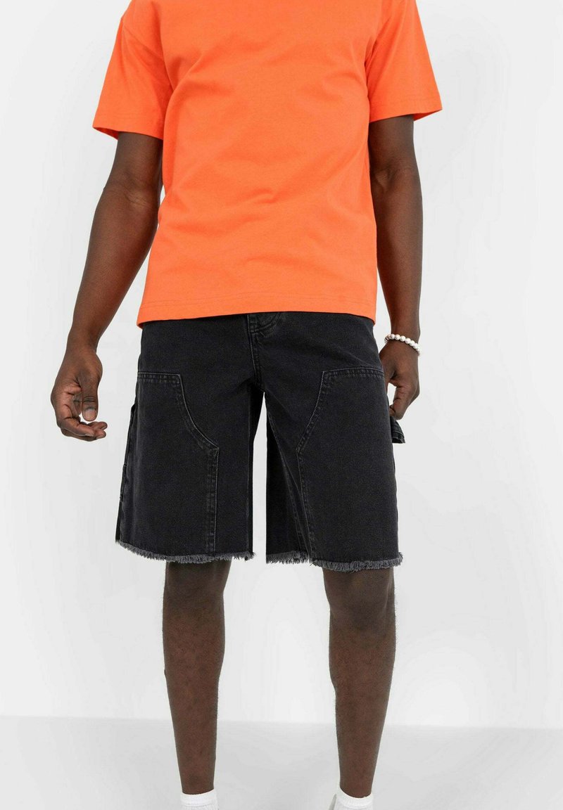 Sixth June CARPENTER - Denimshorts - black/sort - Zalando.dk