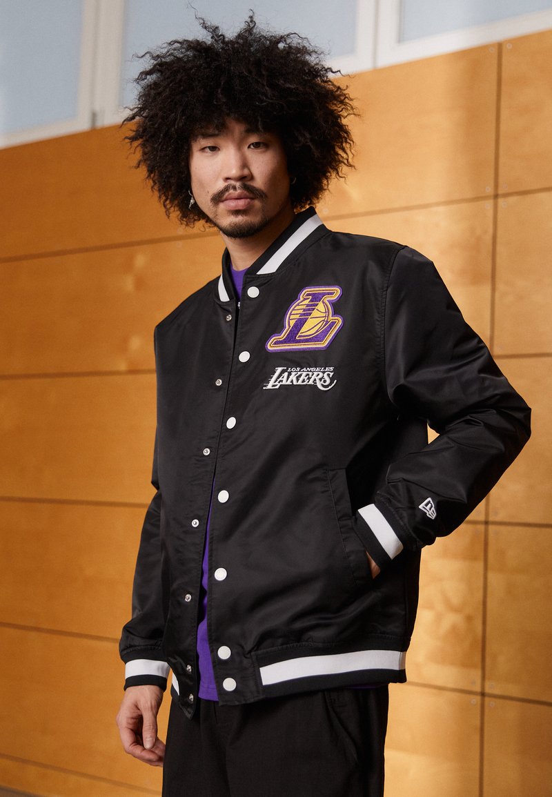 New Era NBA LOS ANGELES LAKERS LOGO SELECT JACKET - Squadra - black ...