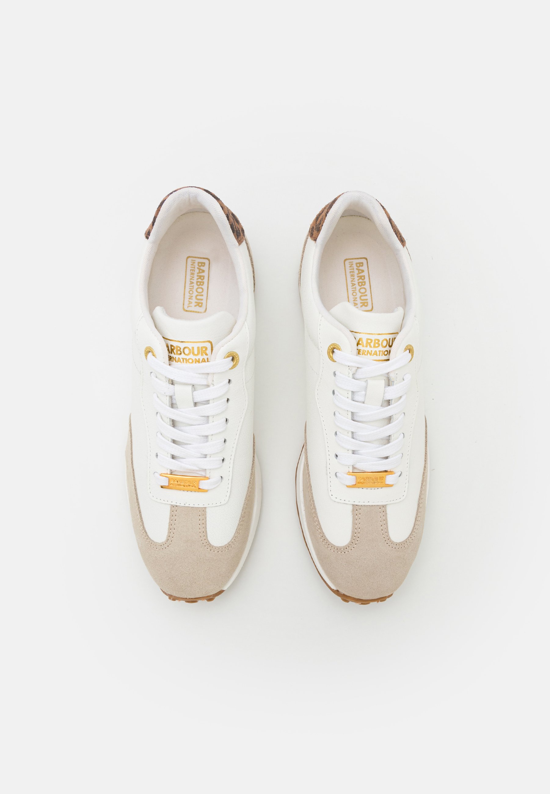 Barbour white trainers store