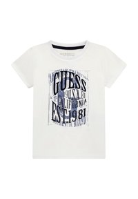 Guess LOGO - Majica kratkih rukava s printom - weiß/bijelo - Zalando.hr