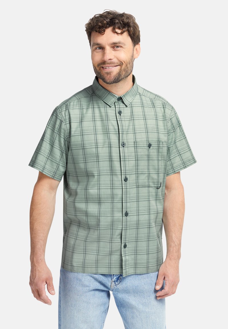 Jack Wolfskin HOT TRAIL - Shirt - check sago palm/green - Zalando