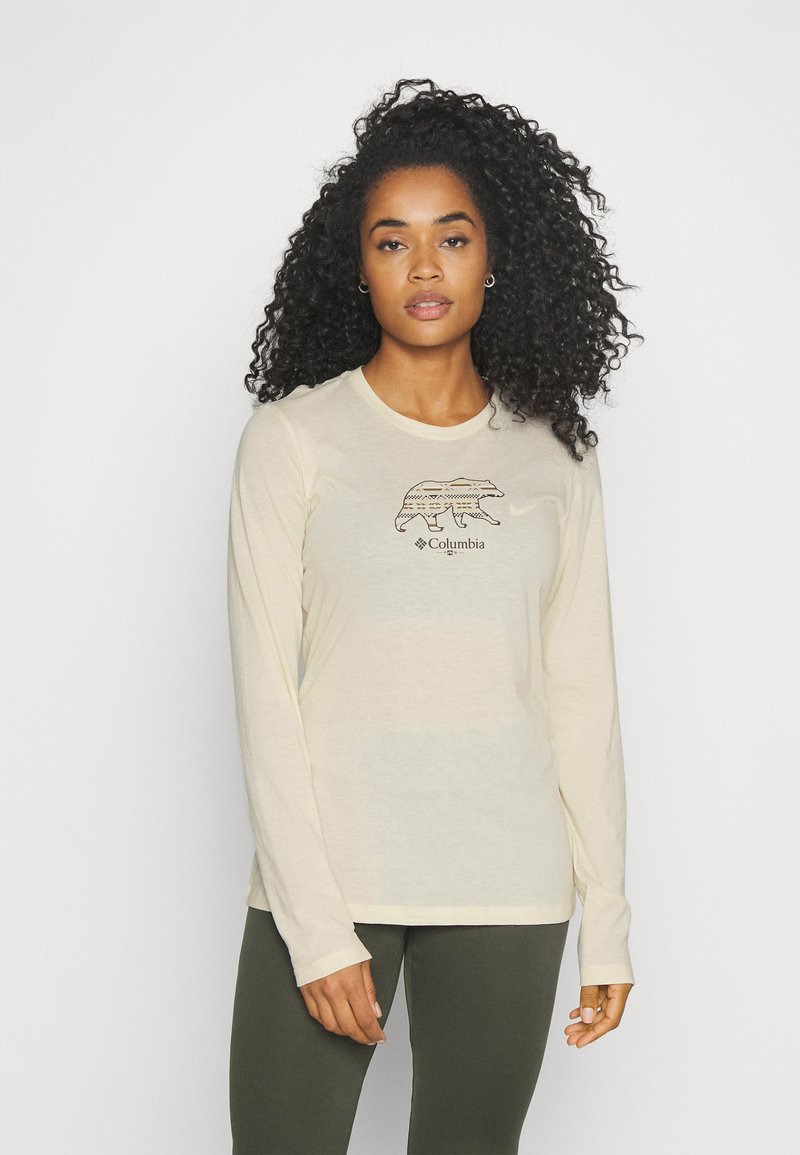 Columbia HIDDEN HAVEN™ LS TEE - Topper langermet - chalk/offwhite - Zalando.no