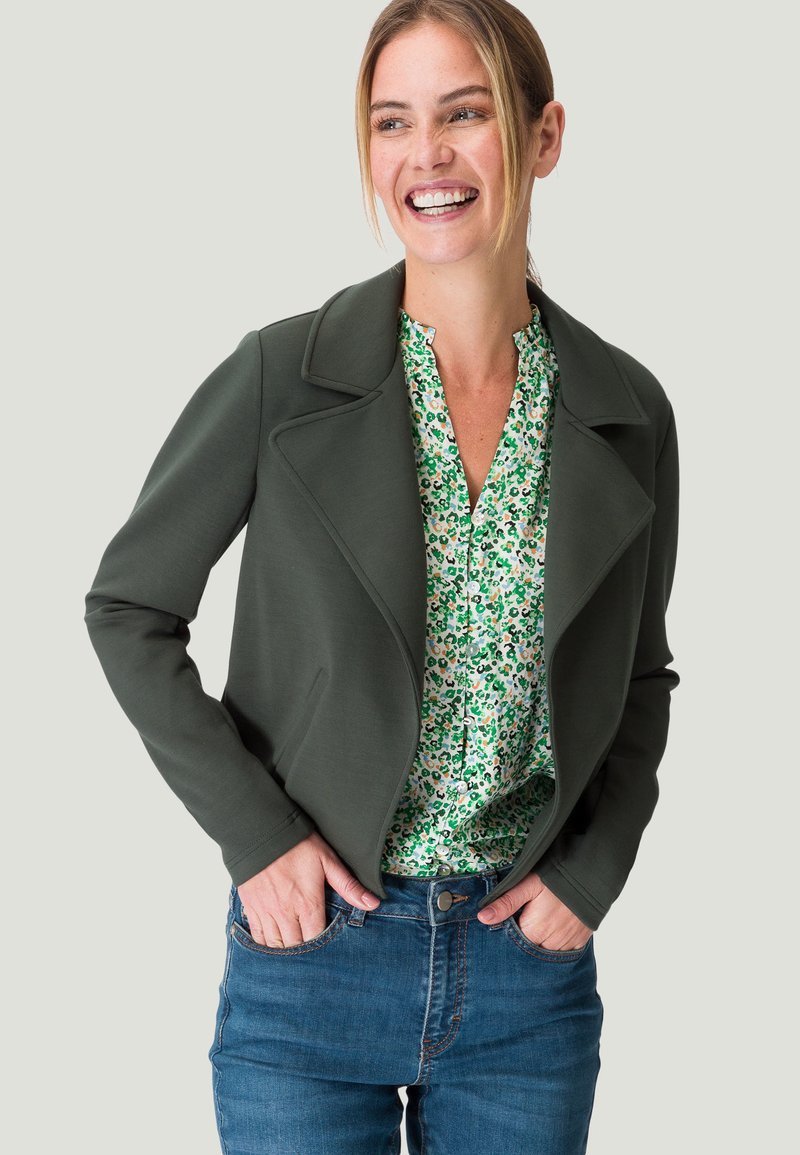 zero STYLE - Blazer - spruce forest/oliv - Zalando.at