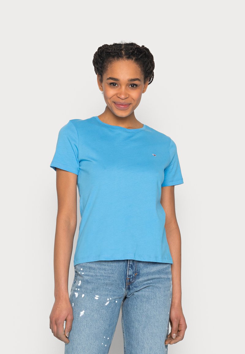 Tommy Jeans SOFT TEE - T-Shirt basic - blue crush/blau - Zalando.at