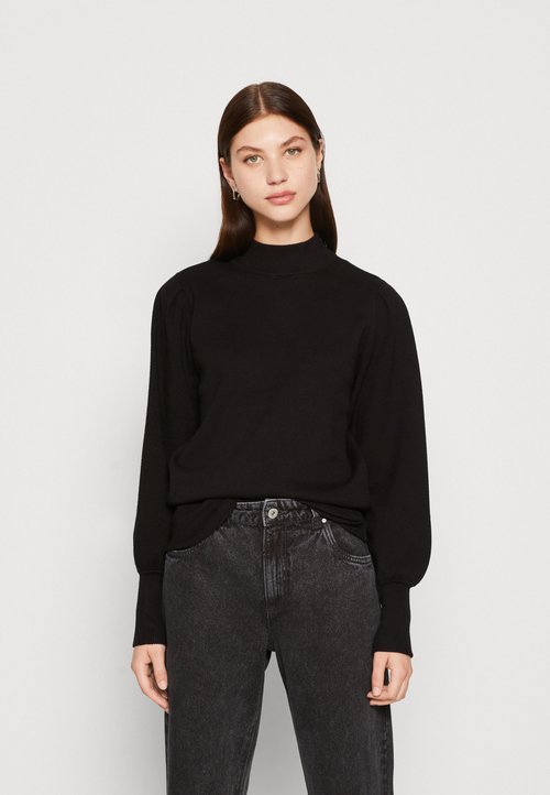 YAS YASHALTON HIGH-NECK - Strickpullover - brown sugar/beige - Zalando.ch