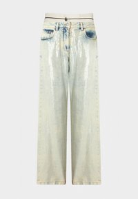 Palm Angels SEQUIN PANTS - Straight leg jeans - blue/light blue - Zalando