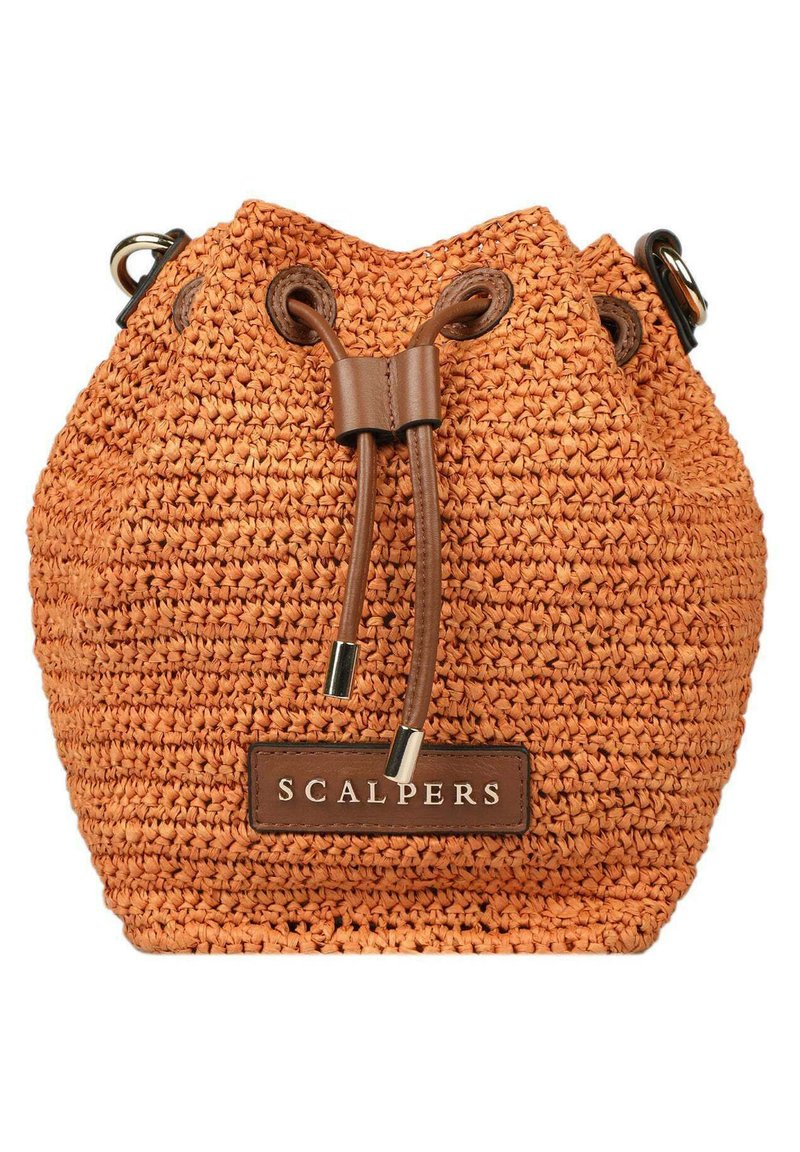 Scalpers BUCKET - Across body bag - camel - Zalando