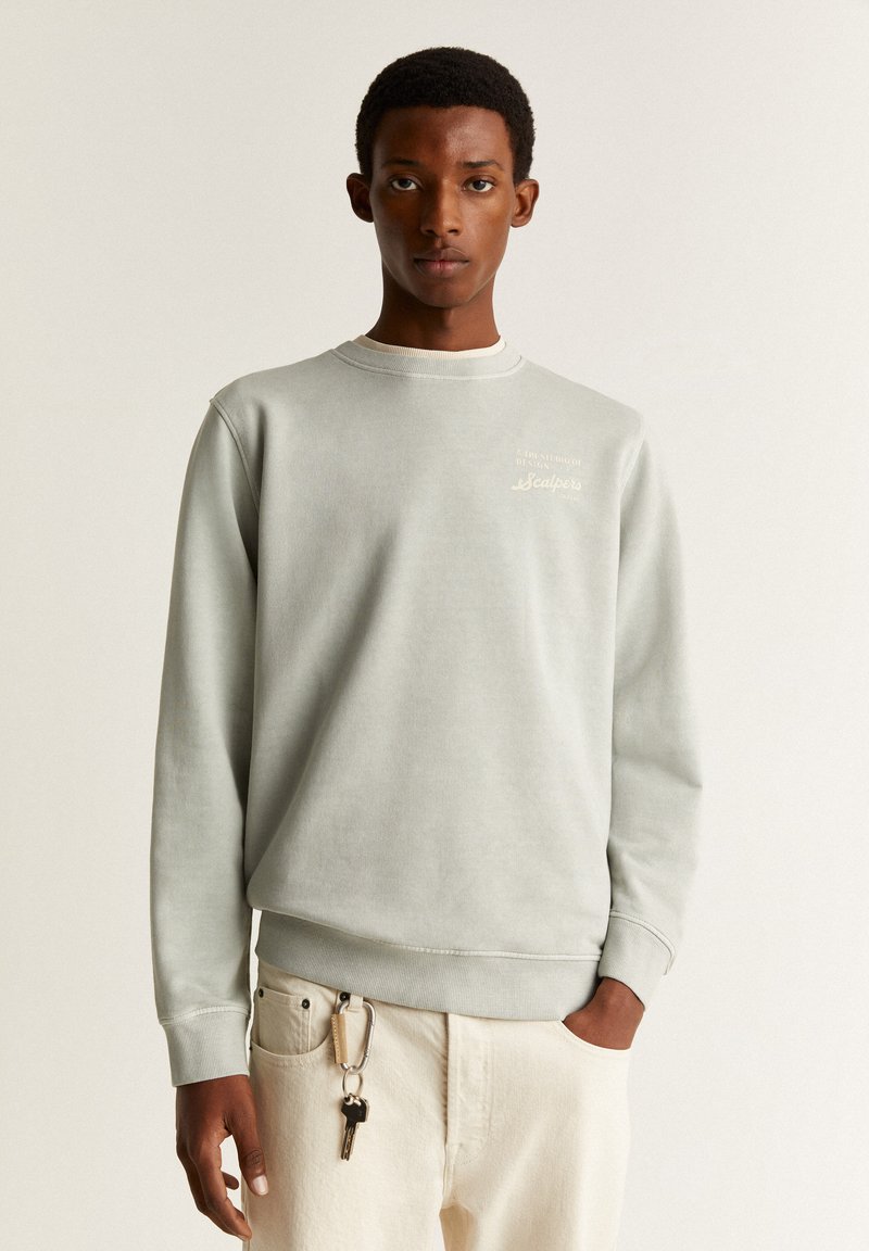 Scalpers SUNSET - Sweatshirt - light grey/hellgrau - Zalando.de