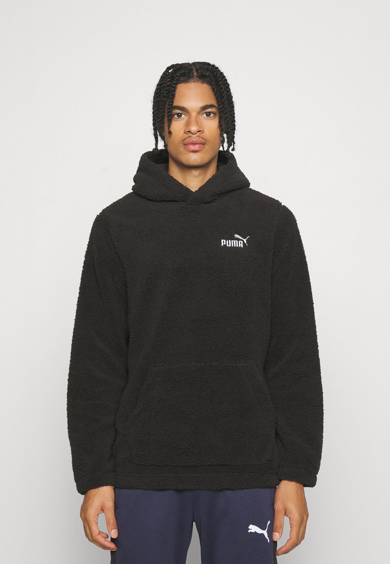 Puma HOODIE - Fleece jumper - black - Zalando.ie