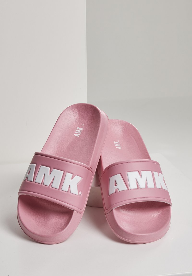 Urban Classics AMK SLIDES - Pool slides - pink wht/light pink - Zalando.ie
