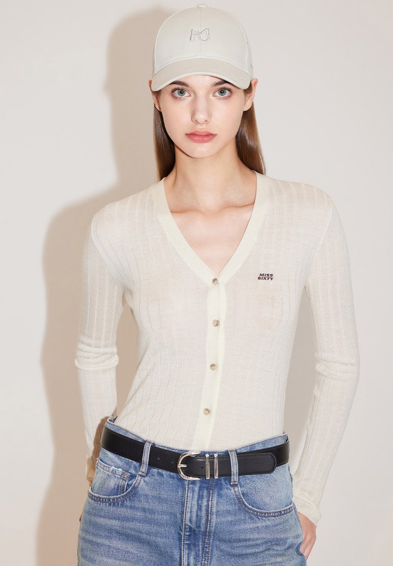 Miss Sixty Cardigan - white/hvid - Zalando.dk