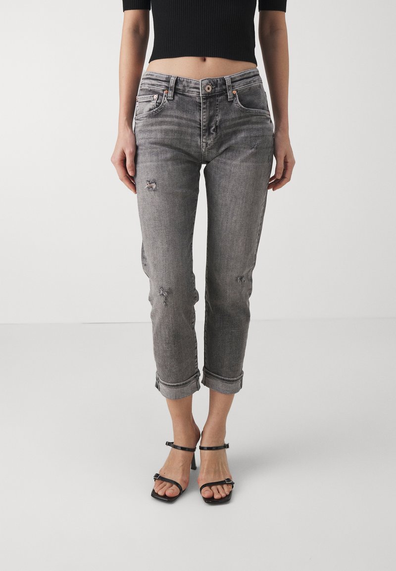 AG Jeans EX BOYFRIEND - Jeans Slim Fit - grey denim - Zalando.ch