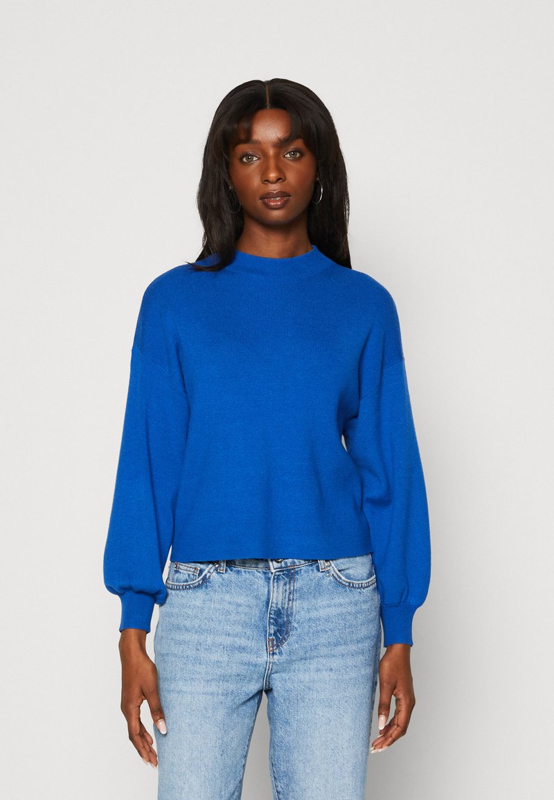 Vero Moda Petite VMNANCY - Jumper - beaucoup blue/dark blue - Zalando.co.uk