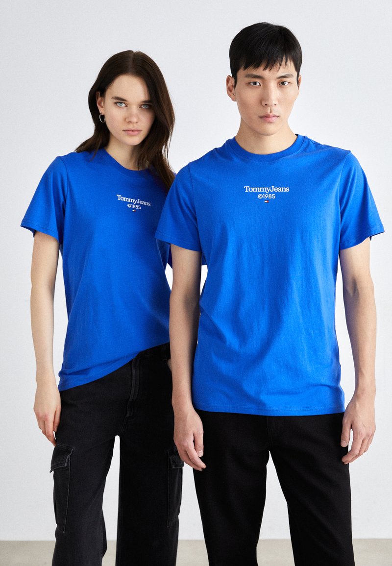 Tommy Jeans ENTRY TEE UNISEX - Basic T-shirt - persian blue/blue - Zalando