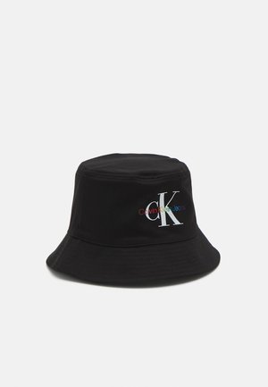 Calvin Klein MONOGRAM REVERSIBLE BUCKET HAT - Hut - black/schwarz ...