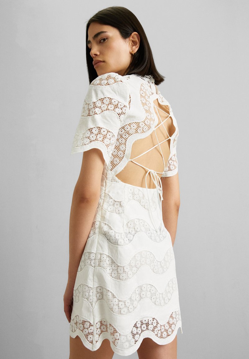 Sandro Robe Cocktail Dress Party Dress Blanc White Zalando De