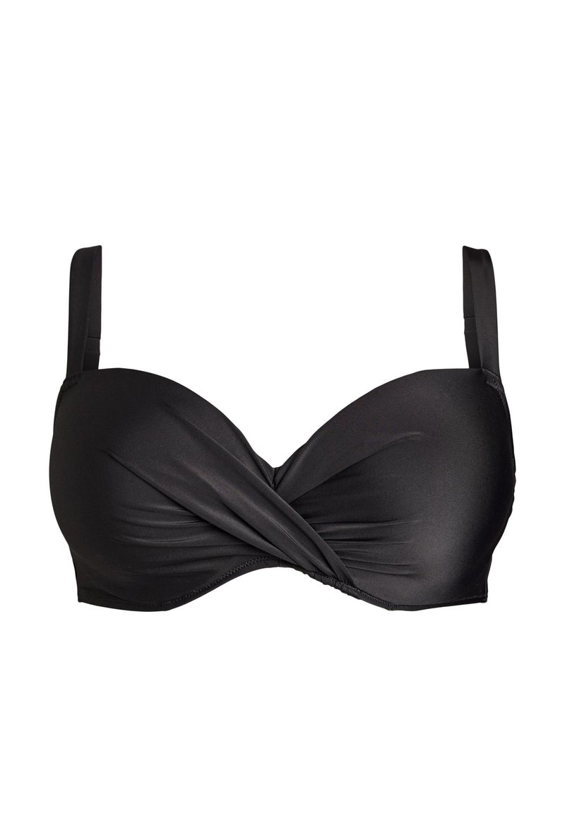 Zizzi MIT BÜGEL - Bikiniyläosa - black/musta - Zalando.fi