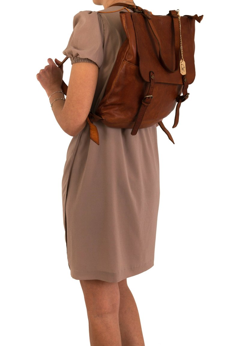 Anna Morellini CELINA ITALIAN MADE - Rugzak - cognac - Zalando.be