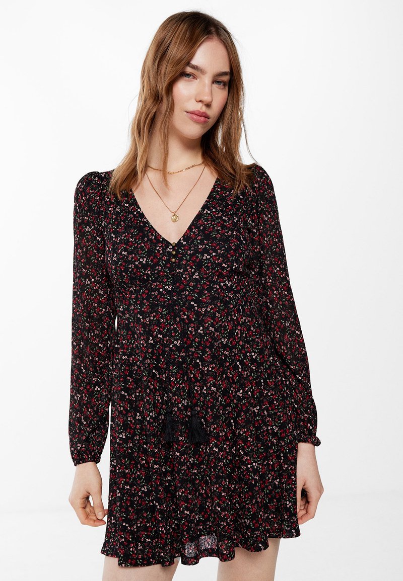 Springfield Day dress - black - Zalando