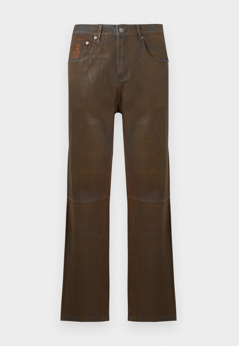 Kidsuper MUD WASHED PANT - Jeans Straight Leg - brown/braun - Zalando