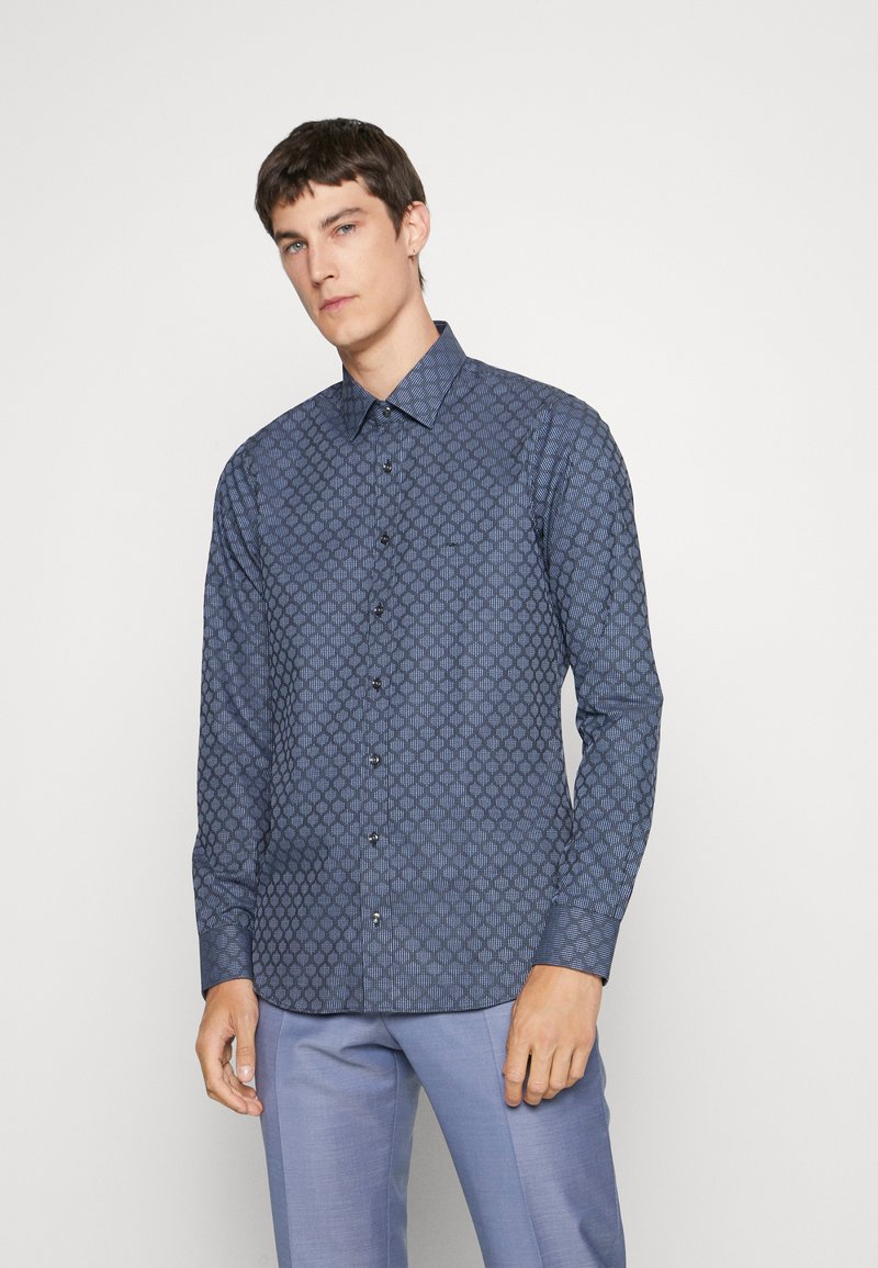 Michael Kors DIAMOND DOBBY SLIM SHIRT - Businesshemd - navy/dunkelblau ...