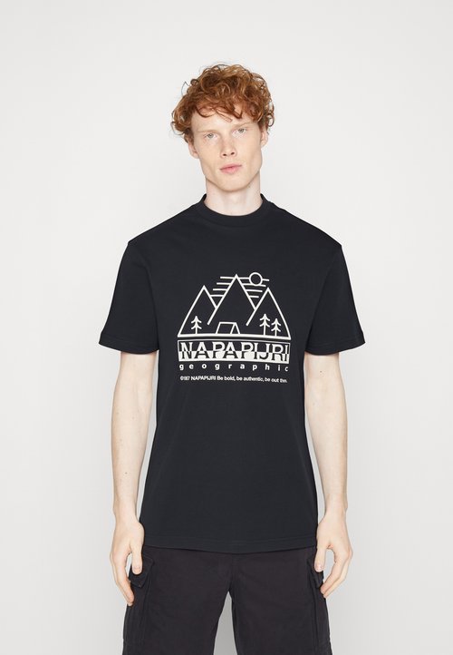 Napapijri BOLLO - T-Shirt print - blue marine/dunkelblau - Zalando.ch