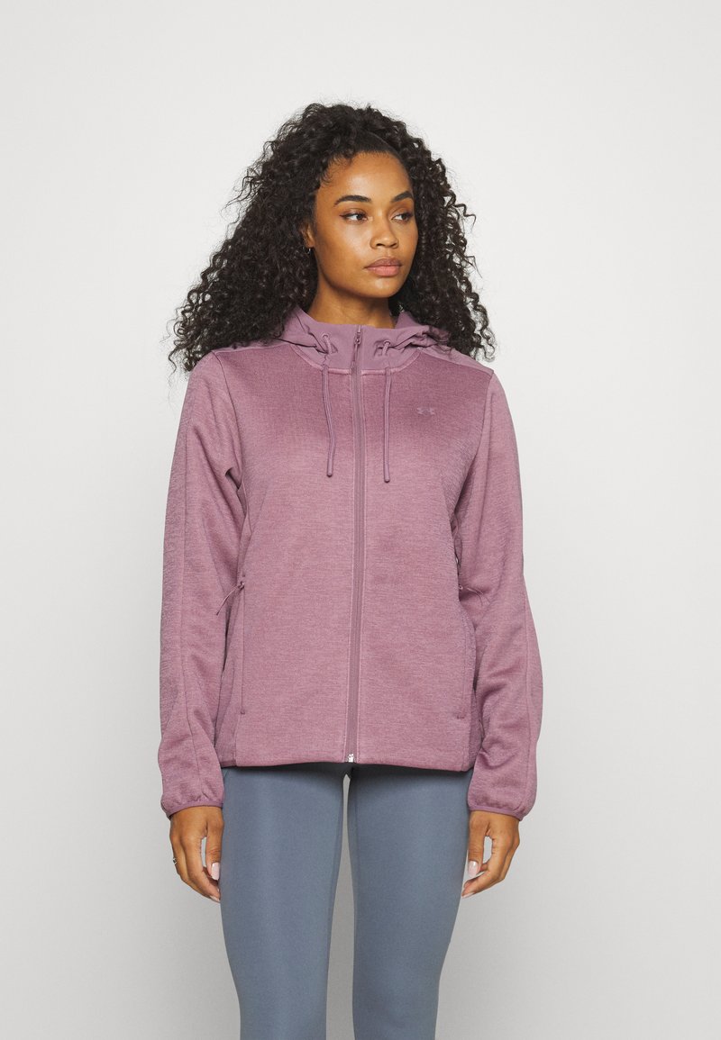 Under Armour ESSENTIAL SWACKET - Outdoor jacket - misty purple/purple ...