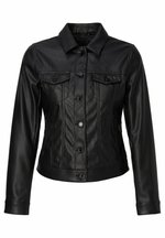 Salsa Jeans Faux leather jacket - Black/black - Zalando.ie