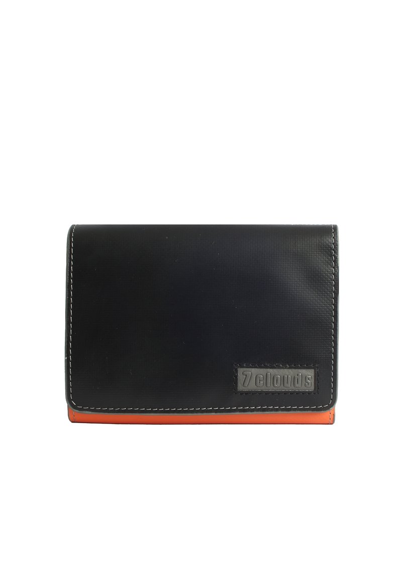 7clouds RFID-GELD MELEN - Geldbörse - black-orange/schwarz - Zalando.ch