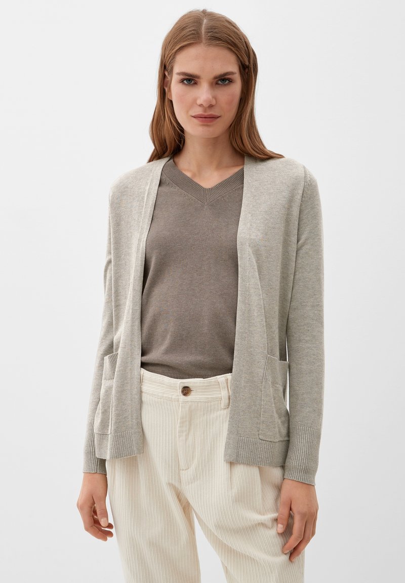 s.Oliver Strickjacke - hellbraun/beige-meliert - Zalando.de