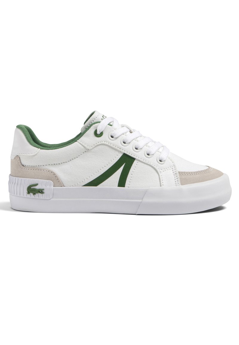 Lacoste UNISEX - Trainers - wht/grn/white - Zalando.co.uk