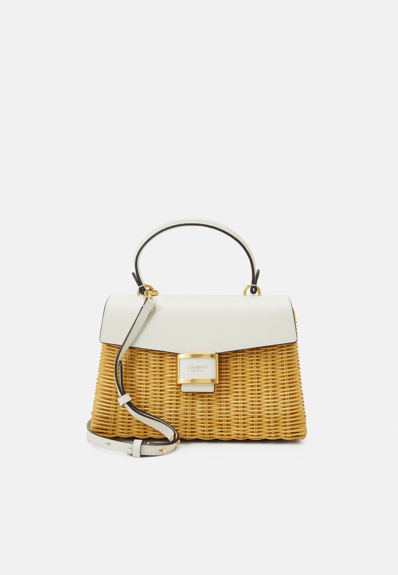 kate spade new york KATY WICKER MEDIUM TOP HANDLE - Handtasche - halo ...