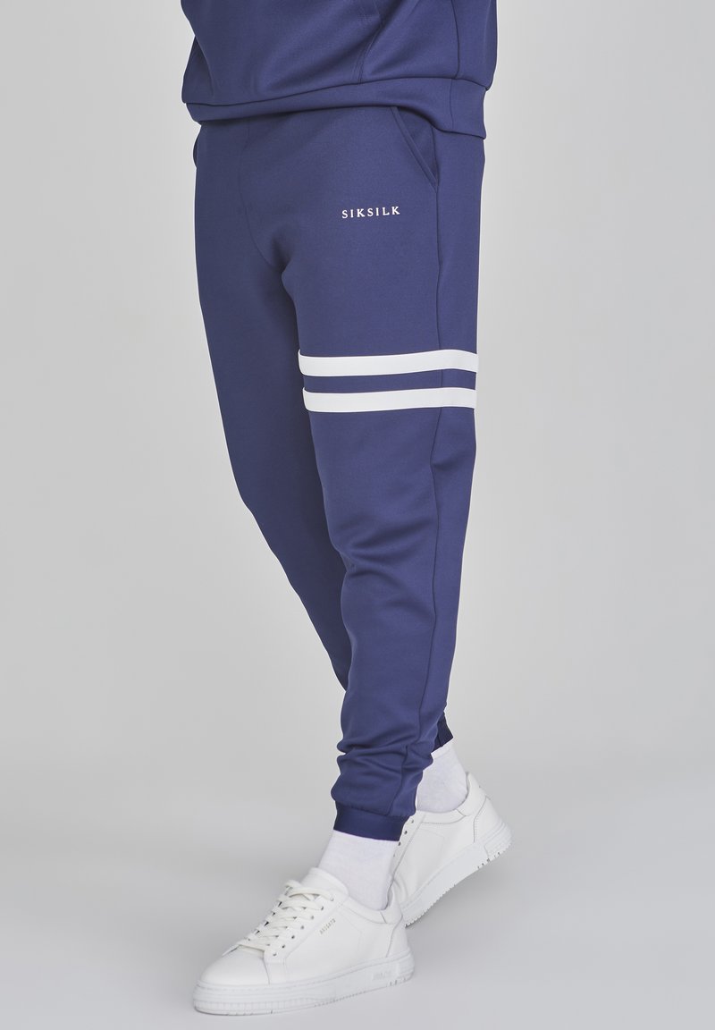 SIKSILK MUSCLE FIT - Träningsbyxor - navy/mörkblå - Zalando.se