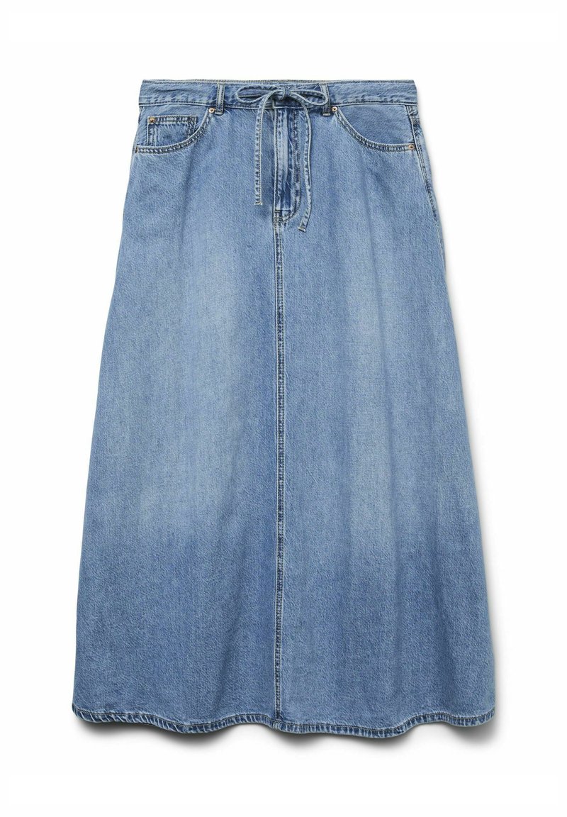 Vero Moda A-Linien-Rock - light blue denim/light-blue denim - Zalando