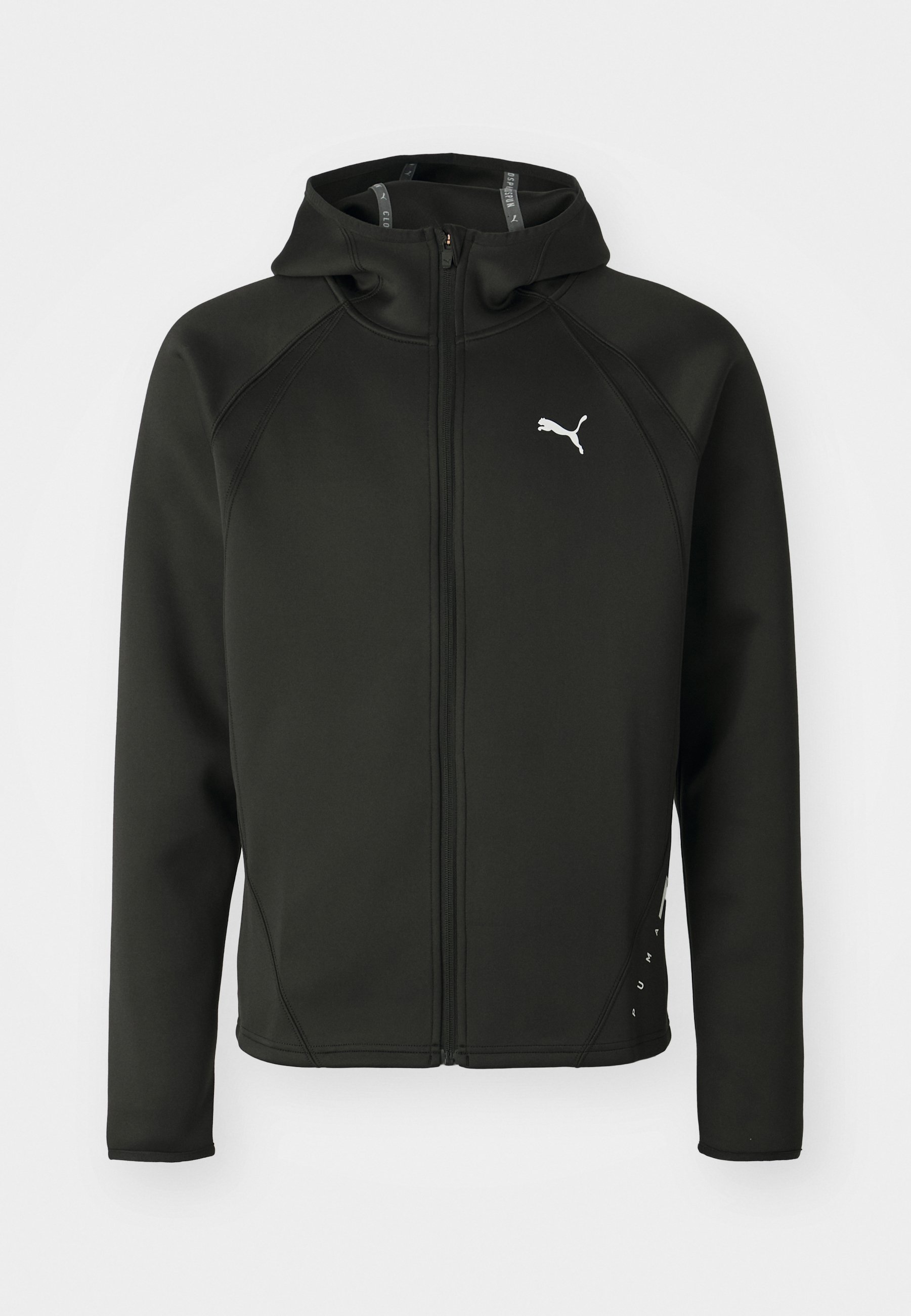 Puma black sweat jackets store