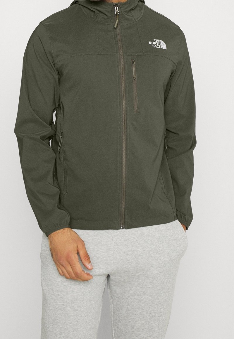 The North Face Soft shell jacket - khaki - (Pre-owned) - Zalando
