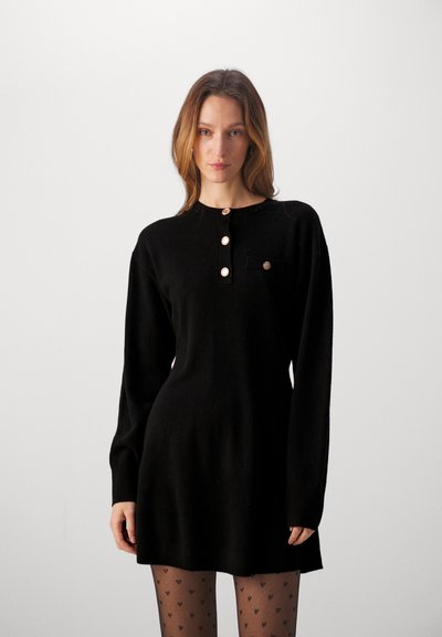 DESIGNERS REMIX COSMO PLACKET DRESS - Robe pull - black/noir - ZALANDO.FR