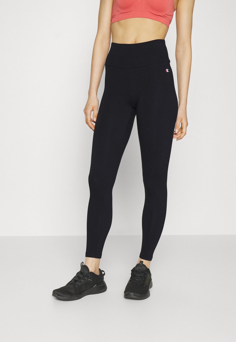 Champion HIGH WAIST CROP - Tajice - black/crno - Zalando.hr