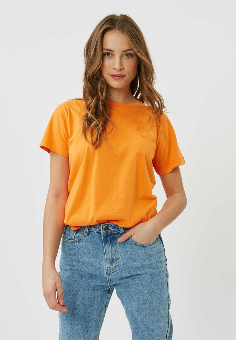 Moves NIELLI - T-shirt basic - orange peel/oranje - Zalando.be