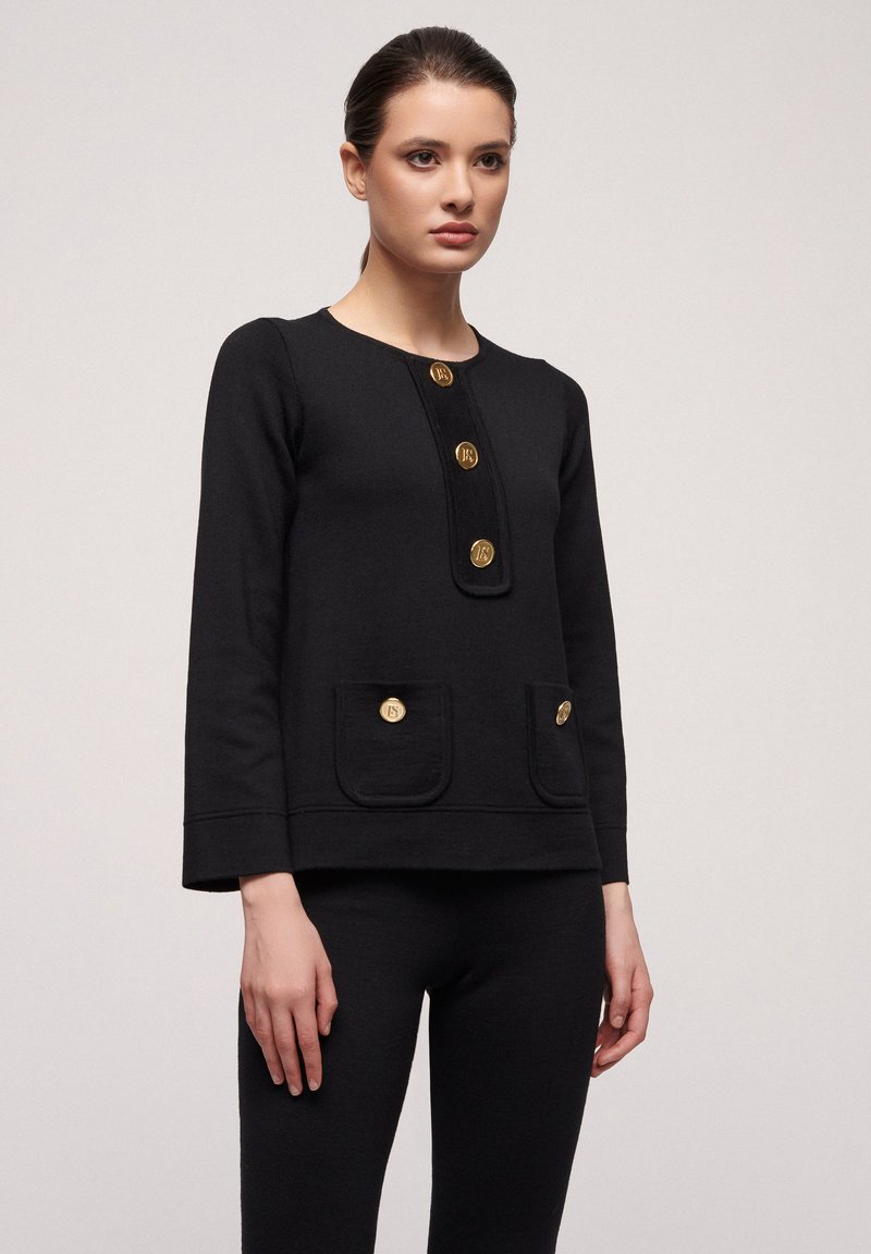 Luisa Spagnoli MILVANA - Strickpullover - nero nero/schwarz - Zalando.de
