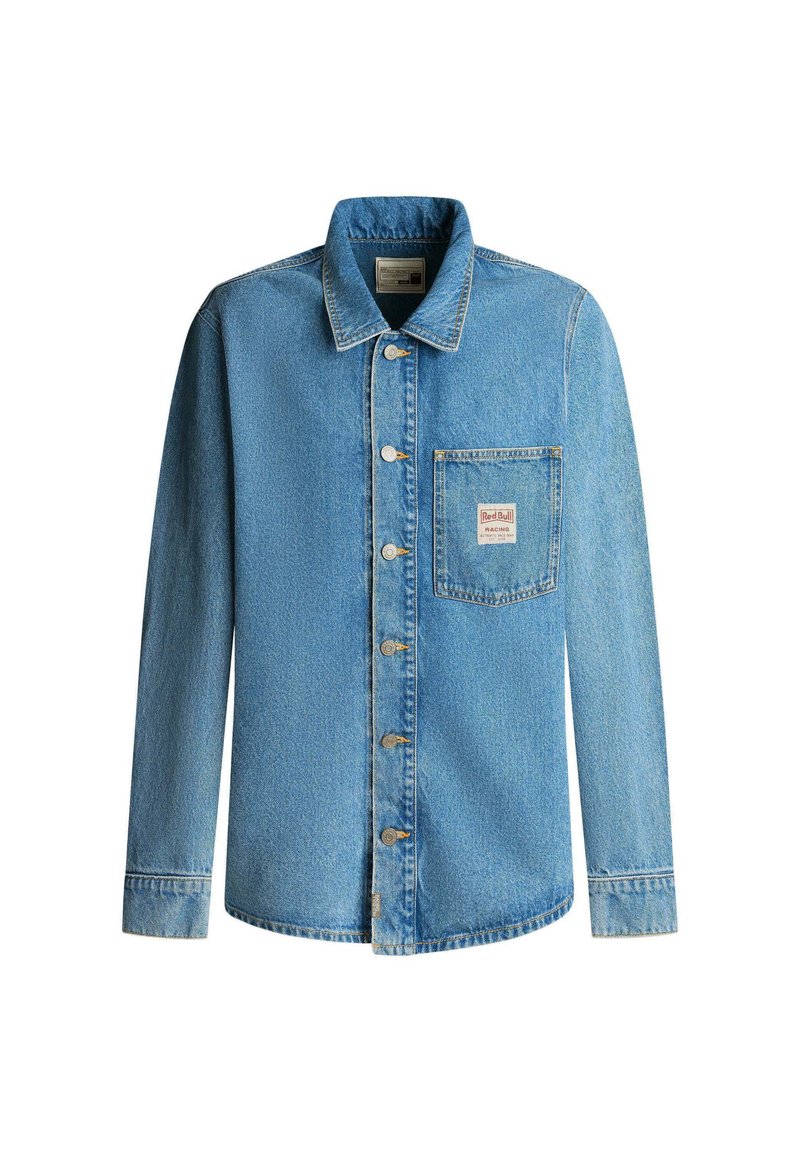 Red Bull Racing x Pepe Jeans Skjorta - rbr light blue rigid denim ...