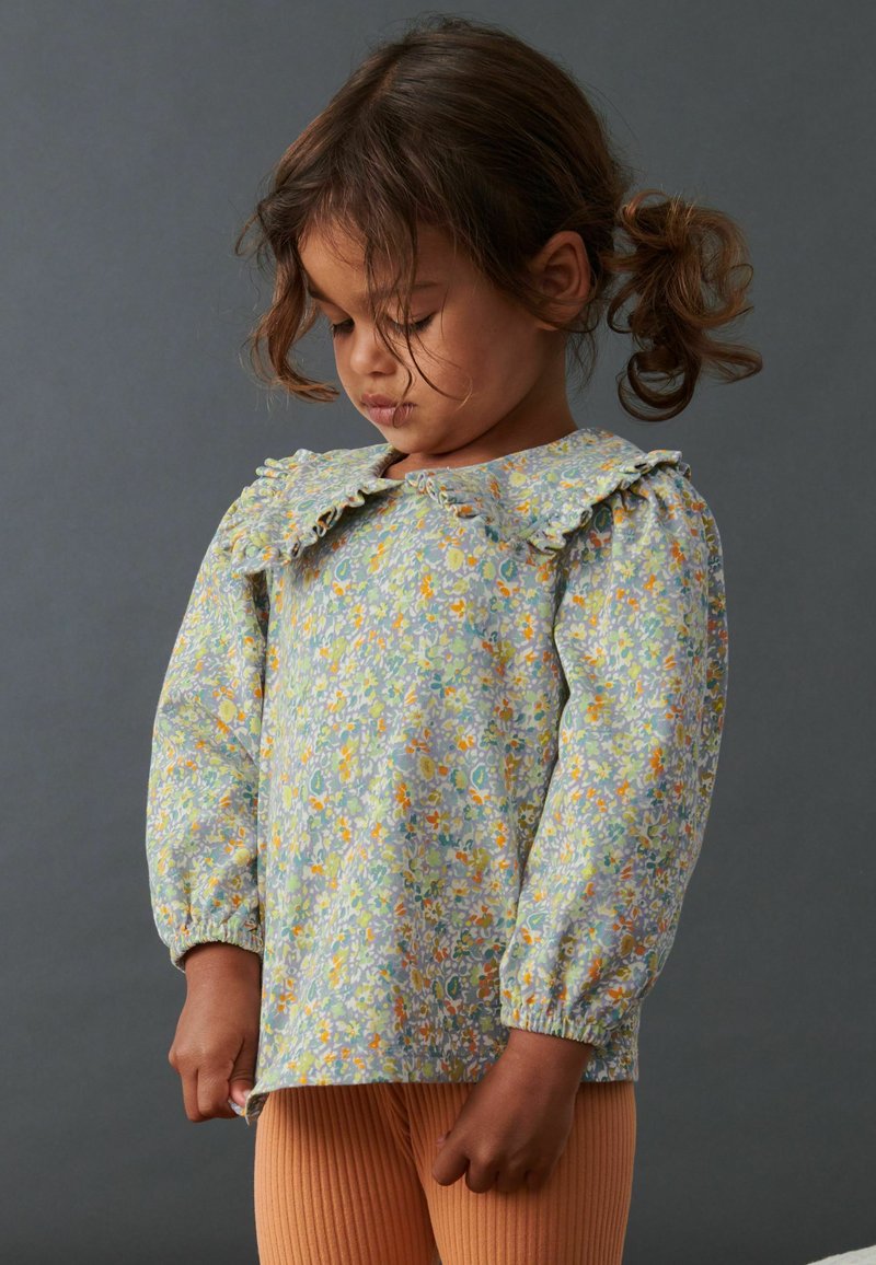 Next COLLARED AND SET - Långärmad tröja - green ditsy/grön - Zalando.se