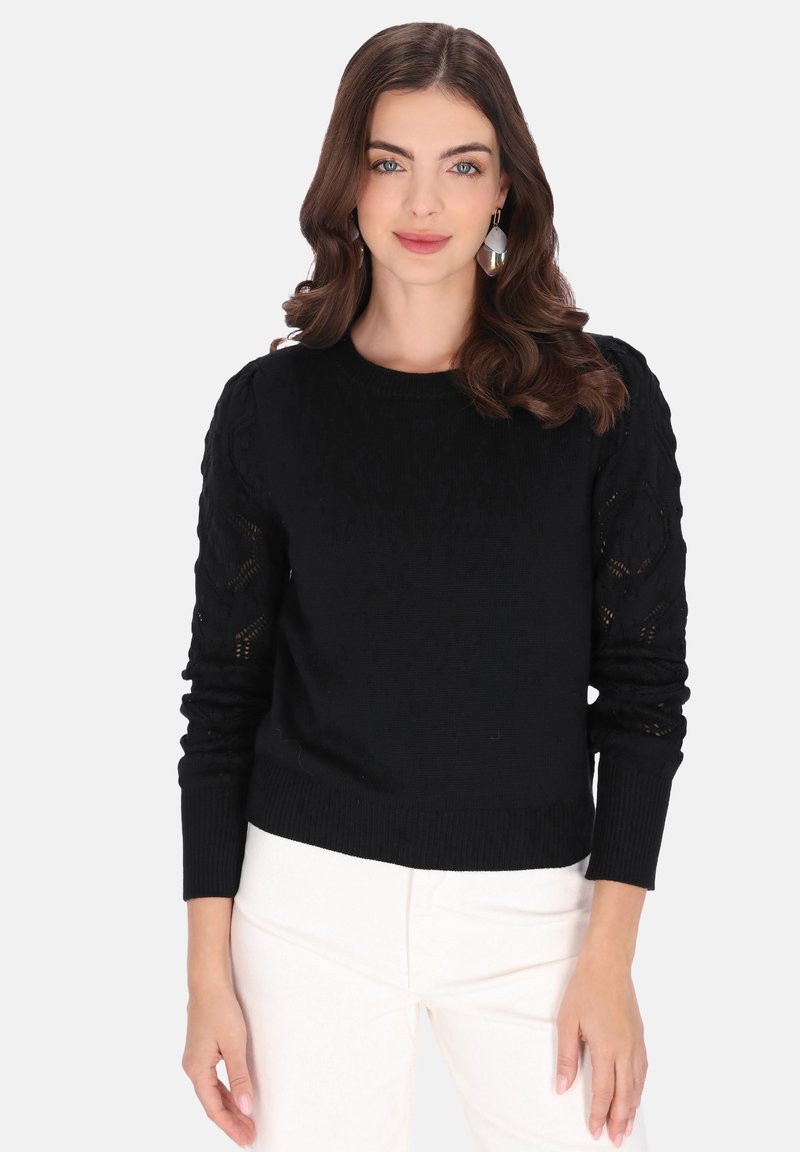 usha Striktrøje - black/sort - Zalando.dk