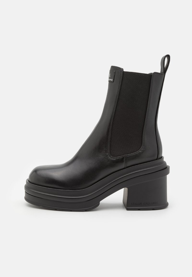 Armani Exchange BOOT - Plateaustiefelette - black/schwarz - Zalando.de