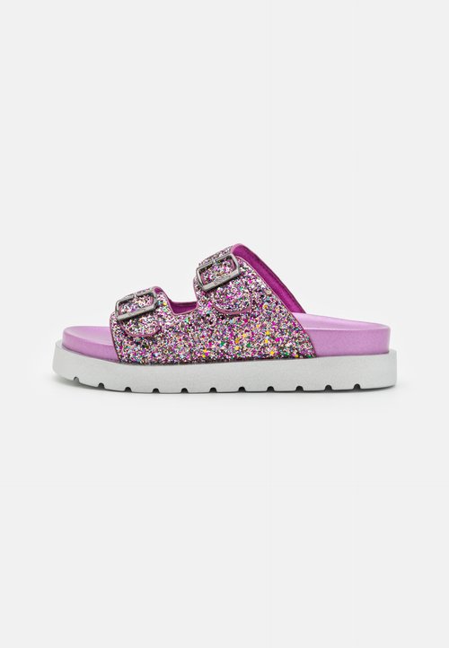 Buffalo SOL ARI - Pantolette flach - purple metallic/lila - Zalando.ch