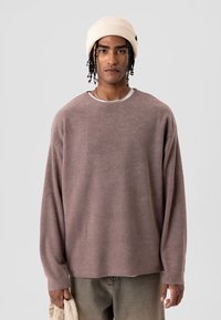 dandalo DOUGLAS - Sweatshirt - mink/braun meliert - Zalando