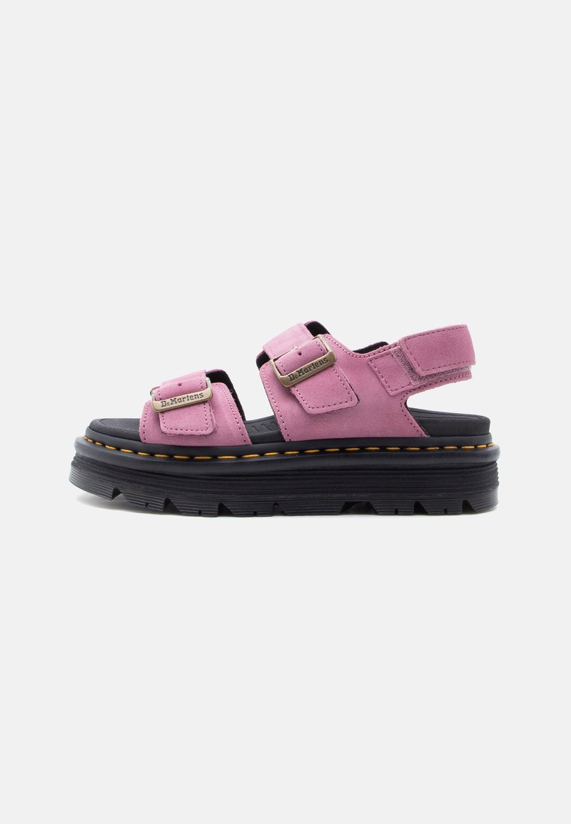 Dr. Martens ZEBZAG - Platform sandals - dusty rose/light pink - Zalando