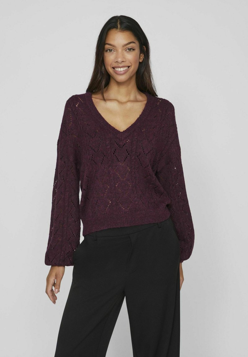 VILA - Sweter/fioletowy - Zalando.pl