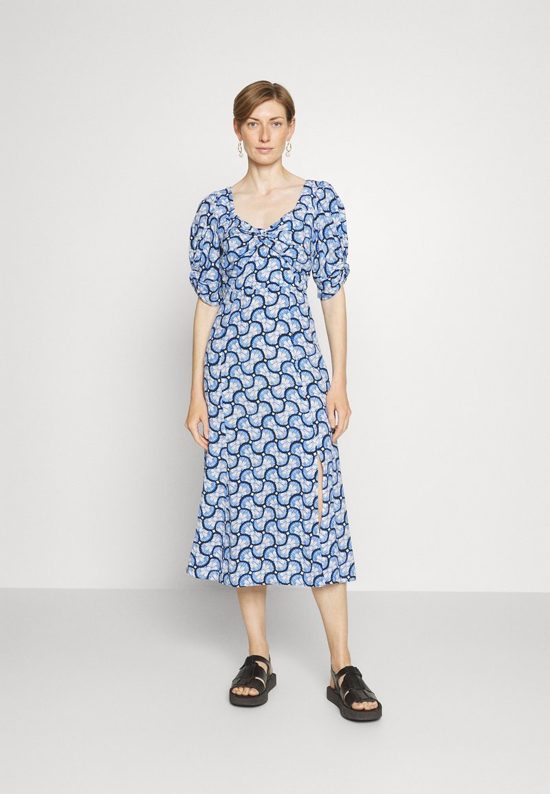 Diane von Furstenberg ASA DRESS - Robe de jour - daisy geo/bleu ...