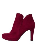 Tamaris Bottines à talons hauts - dark scarlet/rouge - ZALANDO.BE
